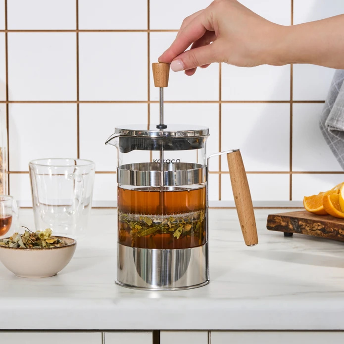 Drew French Press.-Metal-800 ML